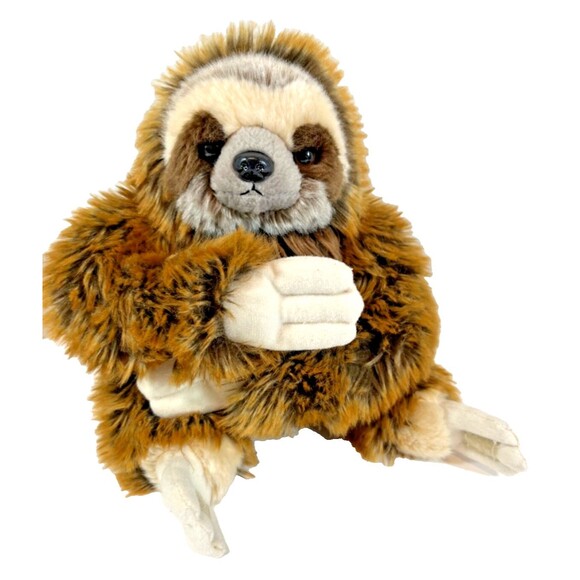 Aurora | Toys | Aurora Brown Three Toed Sloth Realistic Stuffed Animal ...